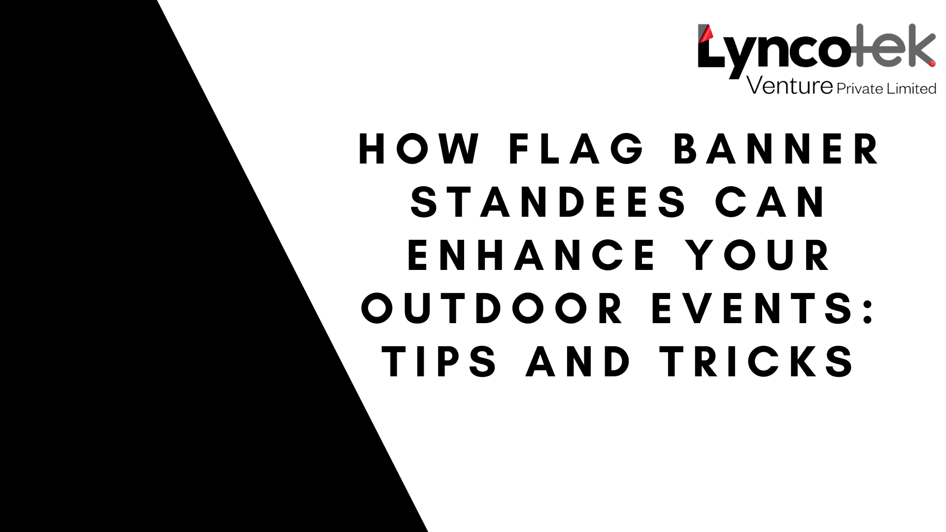 Elevate Outdoor Events with Flag Banner Standees